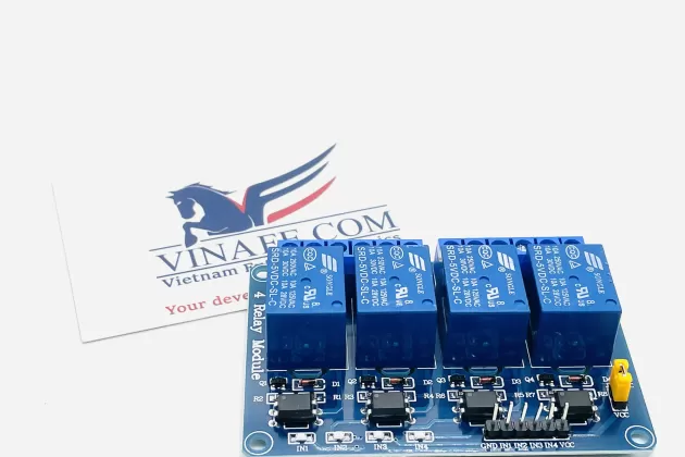 Module Relay 4 Kênh 5V 10A RL4-0510 Âm Kích